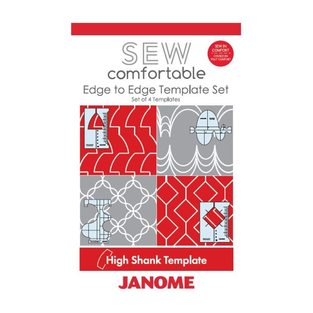 Edge to Edge Ruler Template Set - High Shank - Janome