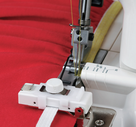 Elastic Gathering Attachment -Serger - Janome