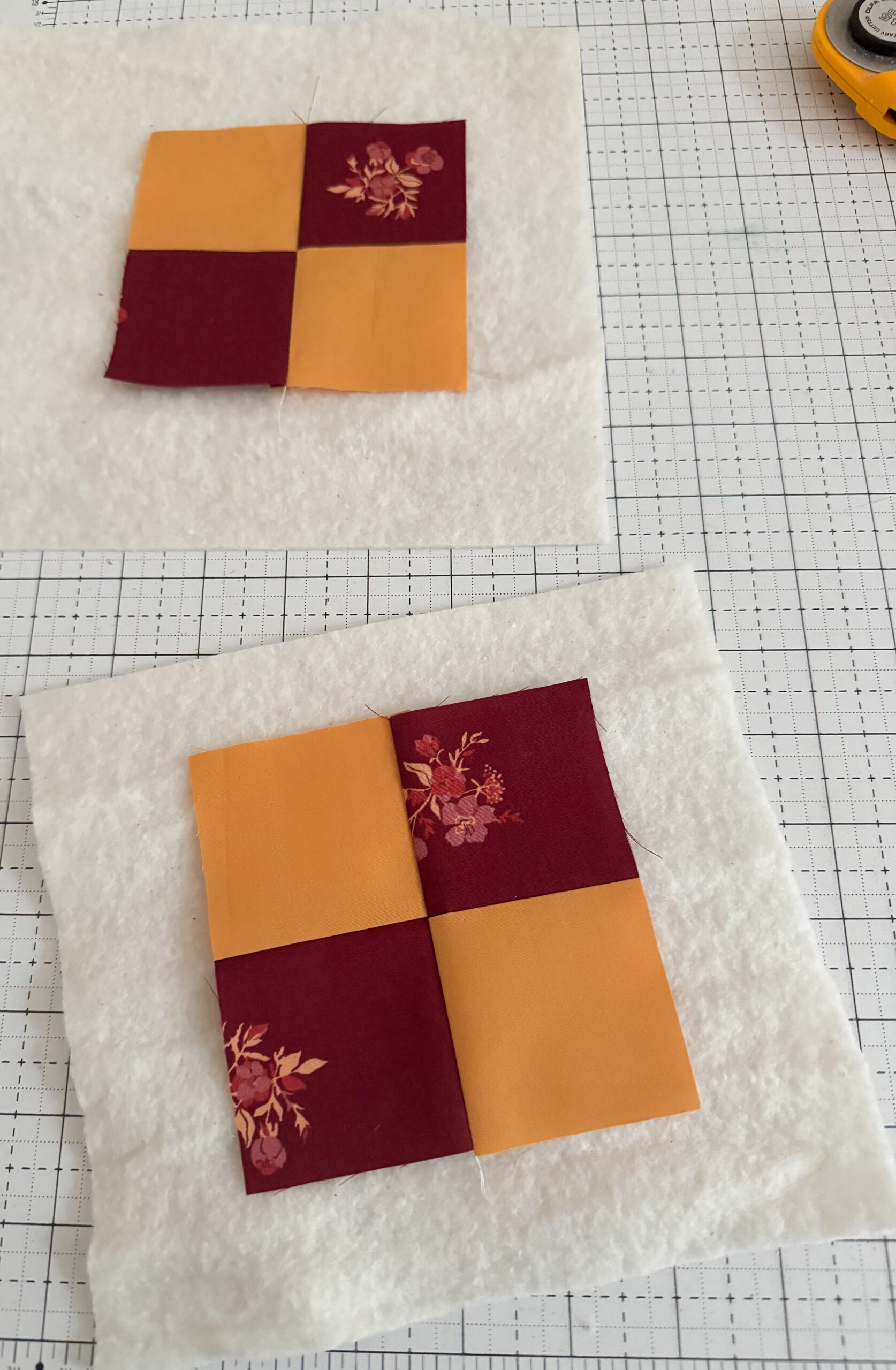 Easy Four Patch Coasters - Janome