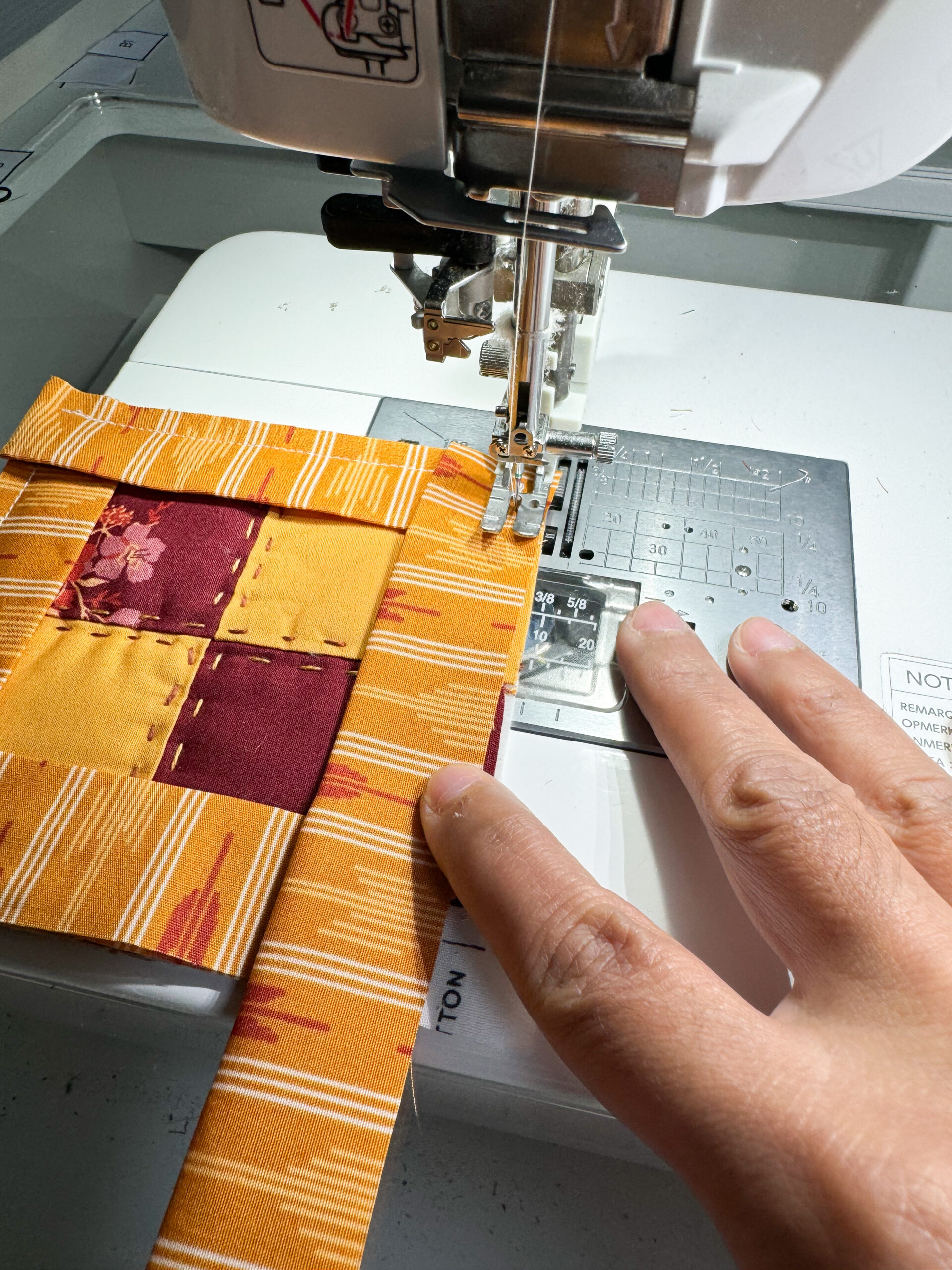 Easy Four Patch Coasters - Janome