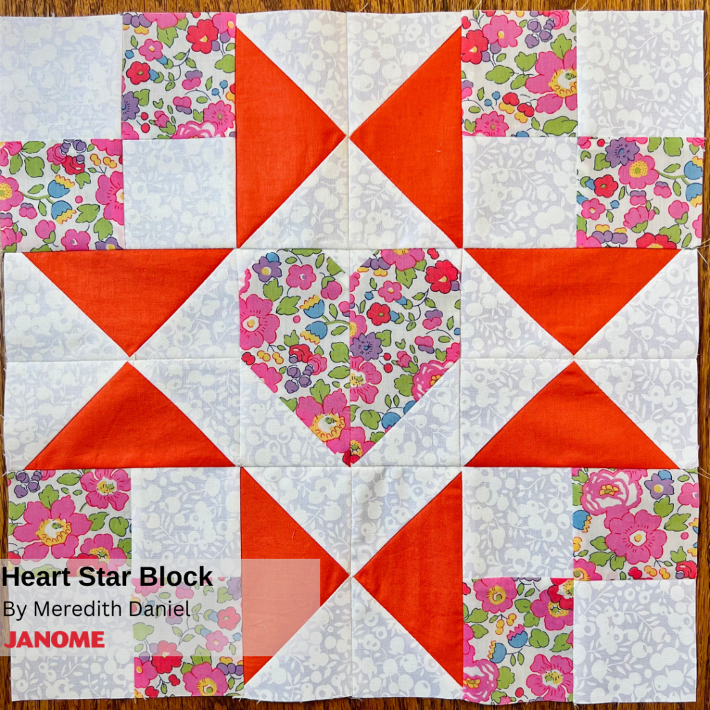 Heart Star Block - Janome