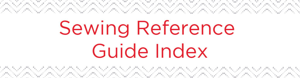 General Sewing Reference Guide - Janome