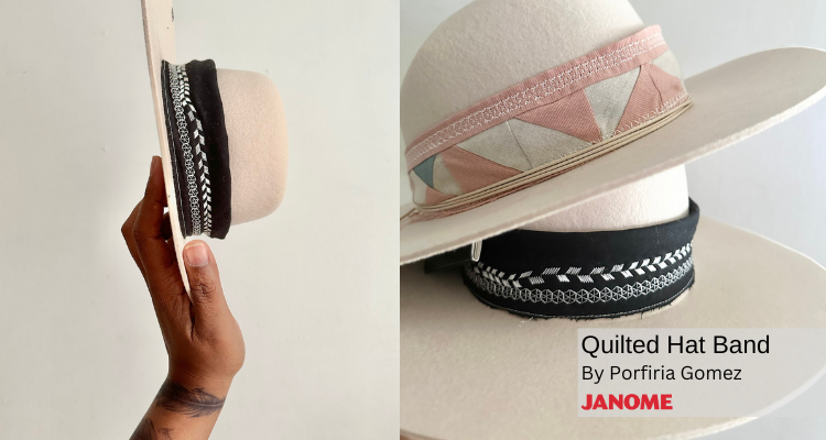 Quilted Hat Band - Janome