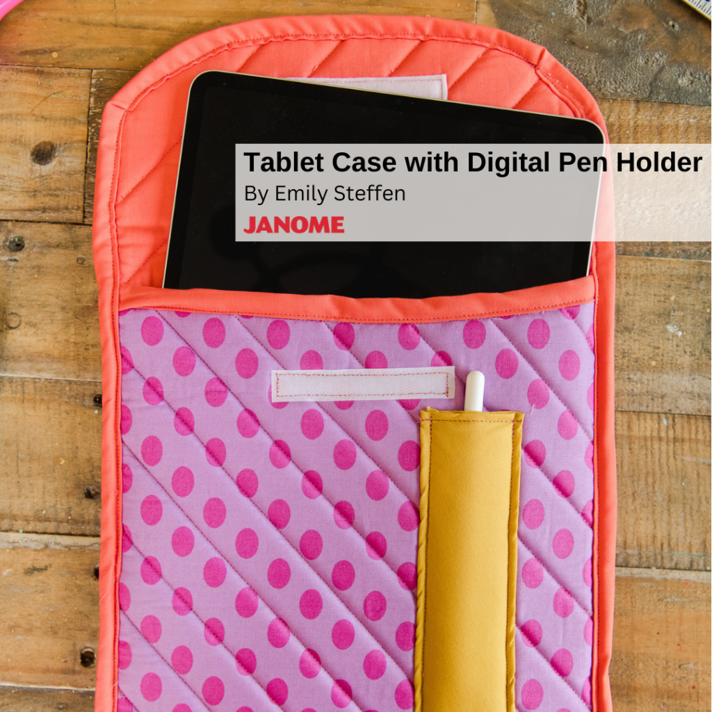 Tablet Case with Digital Pen Holder - Janome