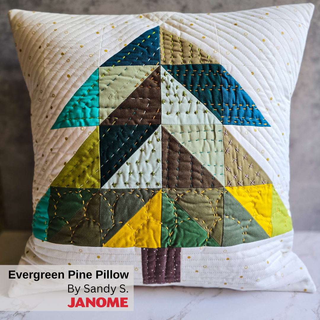 Evergreen Pine Pillow - Janome